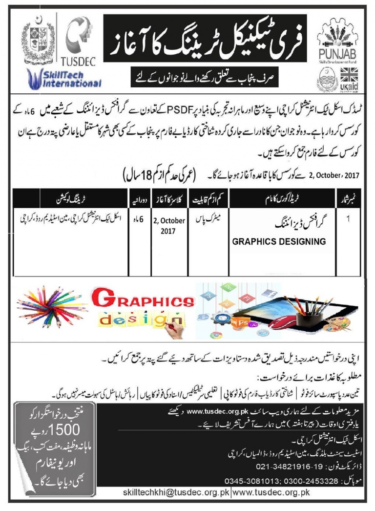 Skill Tech International Karachi - Technology Upgradation and Skill ...